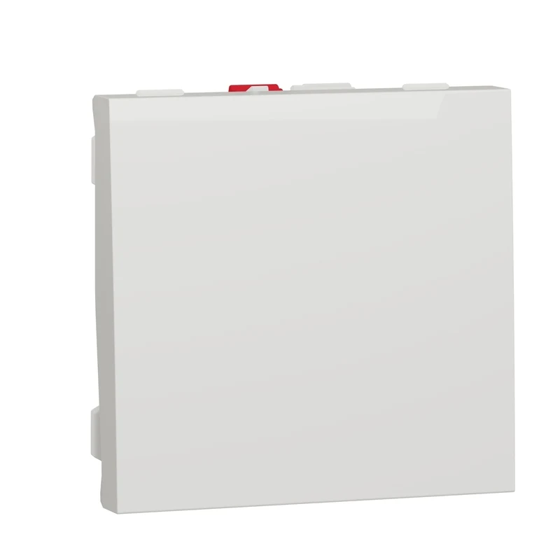 Еднополюсен ключ 10A, 2M, бял - SCHNEIDER ELECTRIC New Unica NU320118 ...