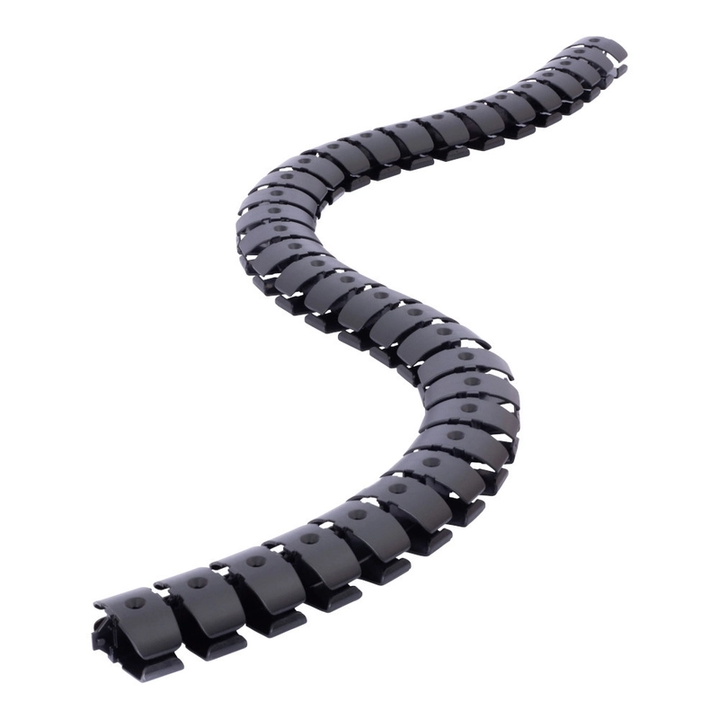 Кабелен органайзер с 2 отделения, 1.2m за под, цвят Черен - Legrand ...