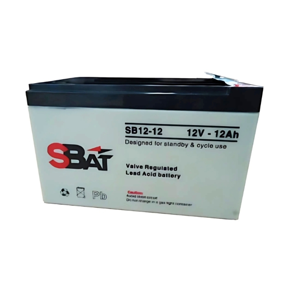 Акумулатор 12Ah - SBat SB 12-12 | Захранвания и батерии | Текра